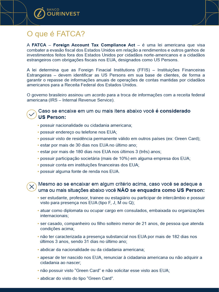 61c0cd679db5fedafca578e6 o Que e Fatca | PDF