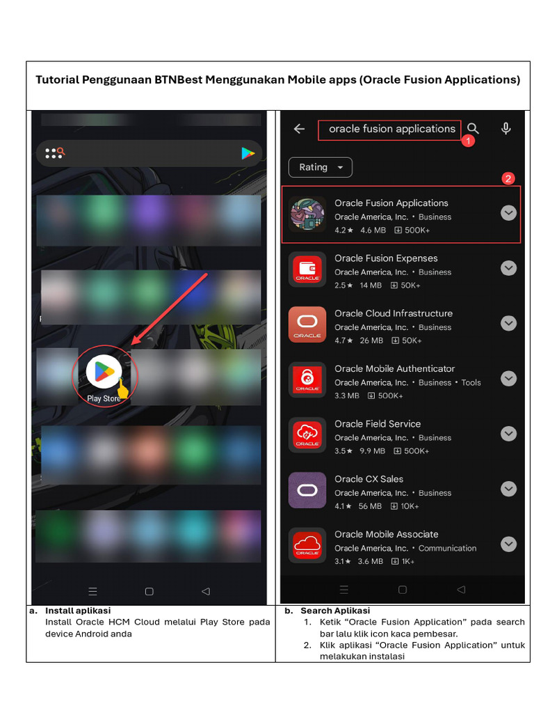Tutorial Penggunaan BTNBest Menggunakan Mobile Apps | PDF