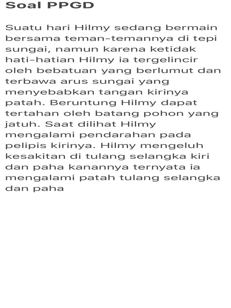 Soal PPGD | PDF