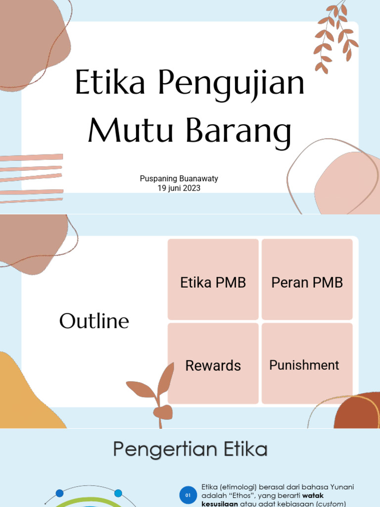 Etika Pengujian Mutu Barang | PDF