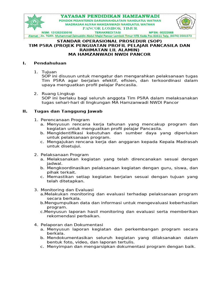Sop Tim P5ra | PDF