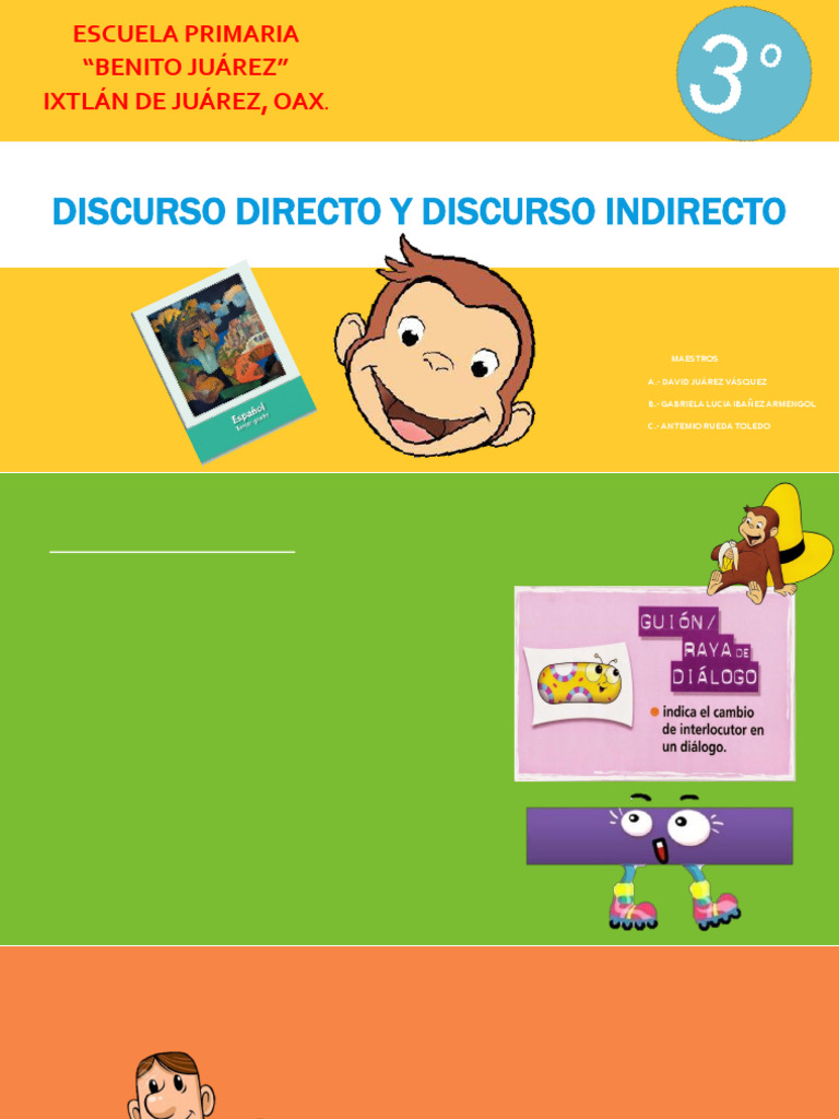 Discurso Directo y Discurso Indirecto | PDF