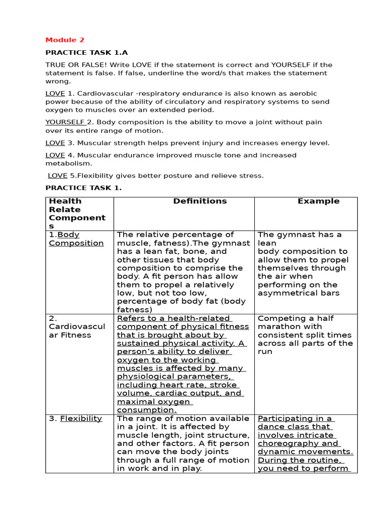 Physical Education 2 | PDF