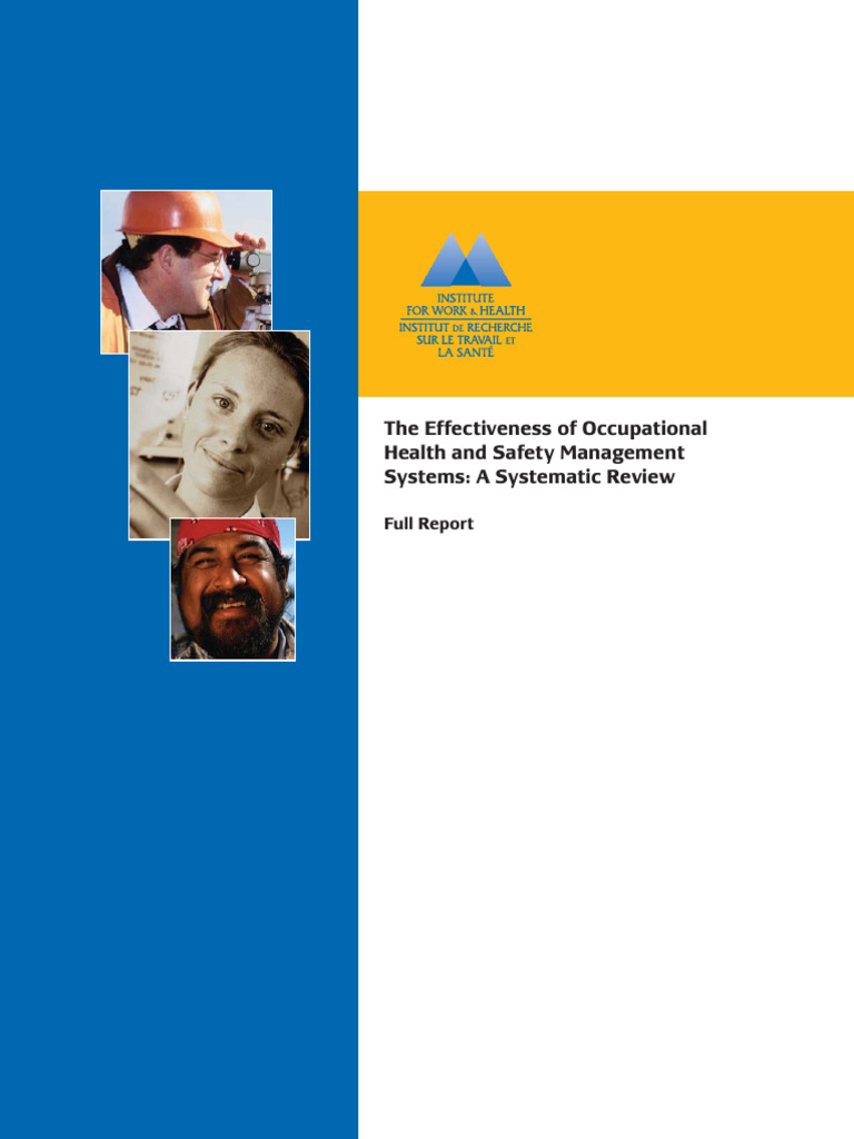 The Effectiveness Ohs - Management - System - 2005 Robson | PDF