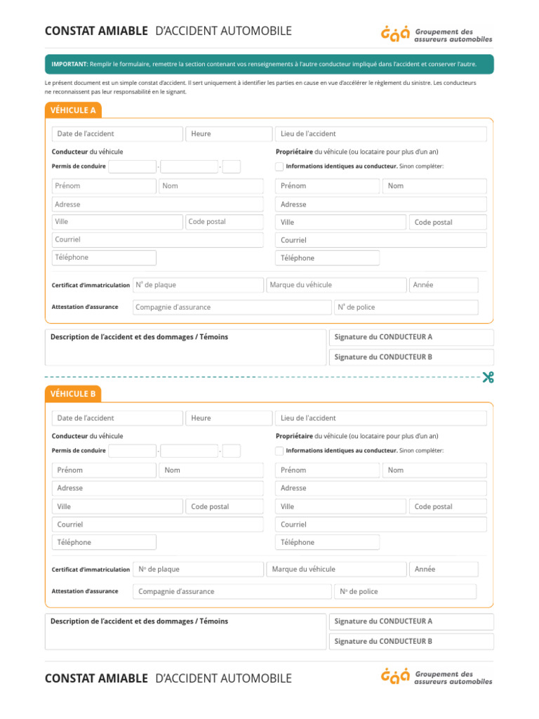 Constat-Amiable FR | PDF