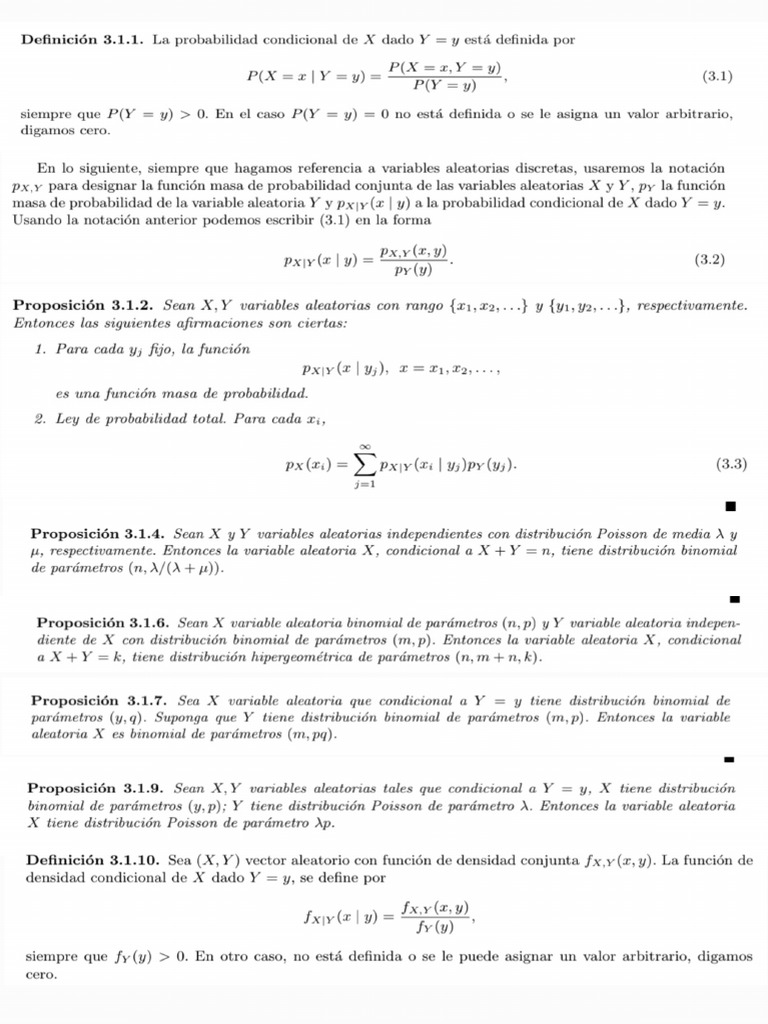 Formulario de Probabilidad - 240404 - 195820 | PDF