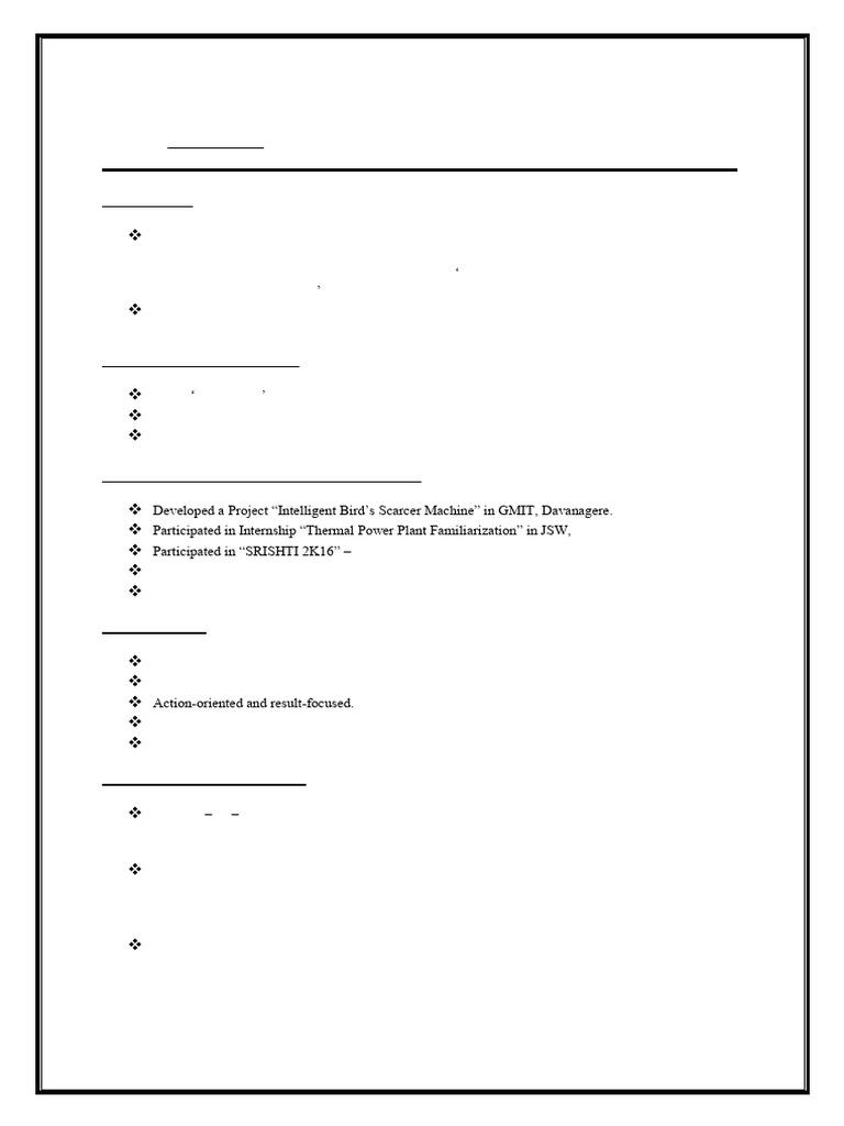 Suhas S CV PDF | PDF