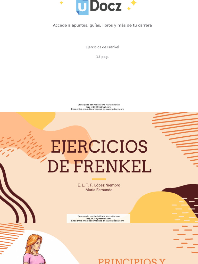 Ejercicios de Frenkel | PDF