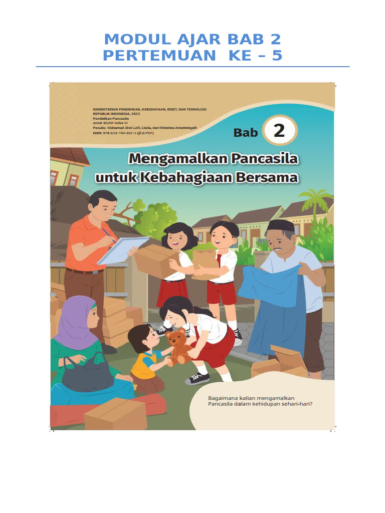 Modul Ajar Bab Ii Pertemuan 5 | PDF