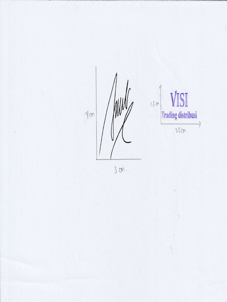 Contoh TTD + Stempel (Visi) | PDF