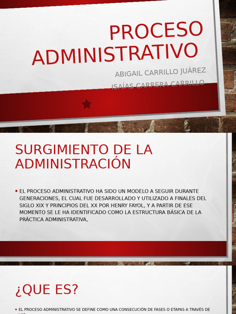 Proceso Admin Abi Isaias | PDF