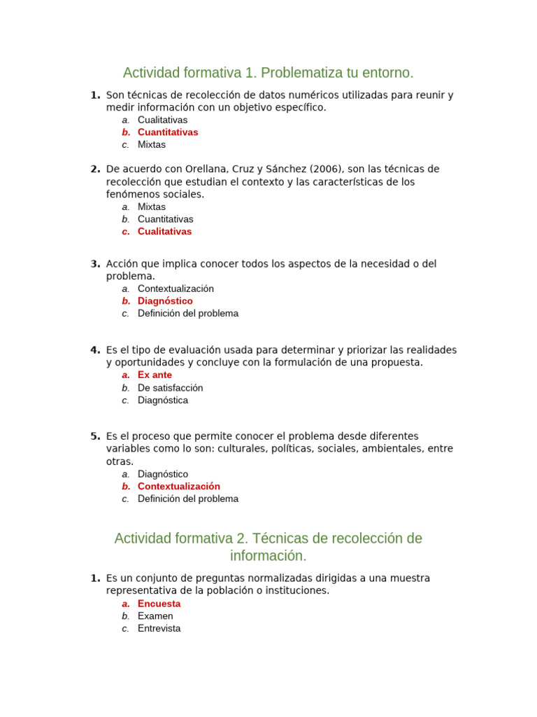 Módulo 22 EXTRA. Actividades formativas | PDF