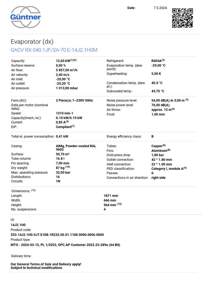 Evaporator Freezer | PDF