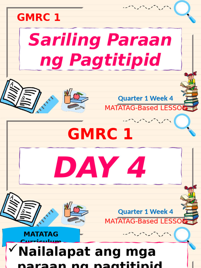 GMRC 1 Q1 Week4 Day4 | PDF