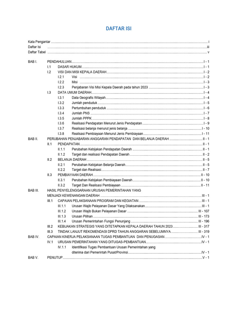 Daftar Isi | PDF