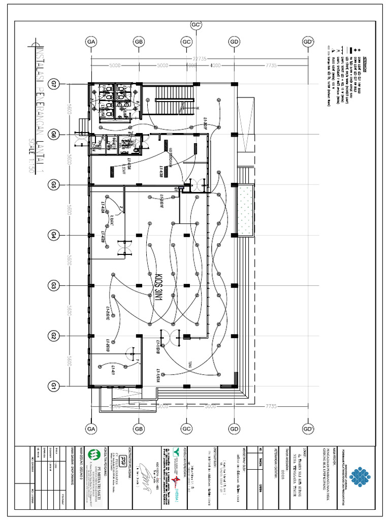 Elektrikal Gedung g Shop Drawing | PDF