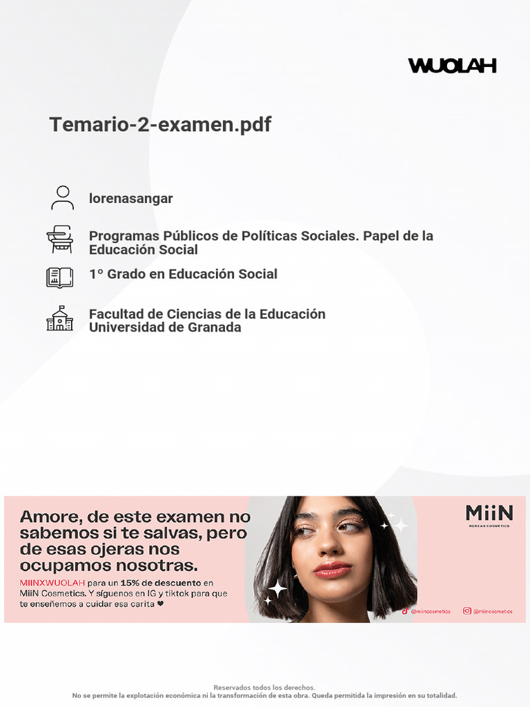 Temario 2 Examen PDF | PDF