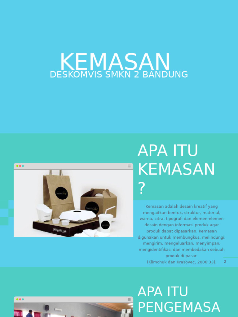 Materi Kemasan Pengemasan | PDF