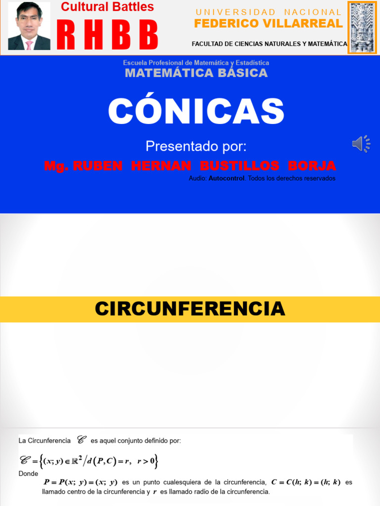 Matematica Basica - CONICAS - RHBB 2024 | PDF