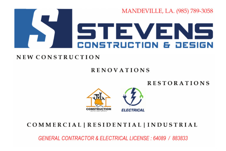 Stevens Construction Sign | PDF