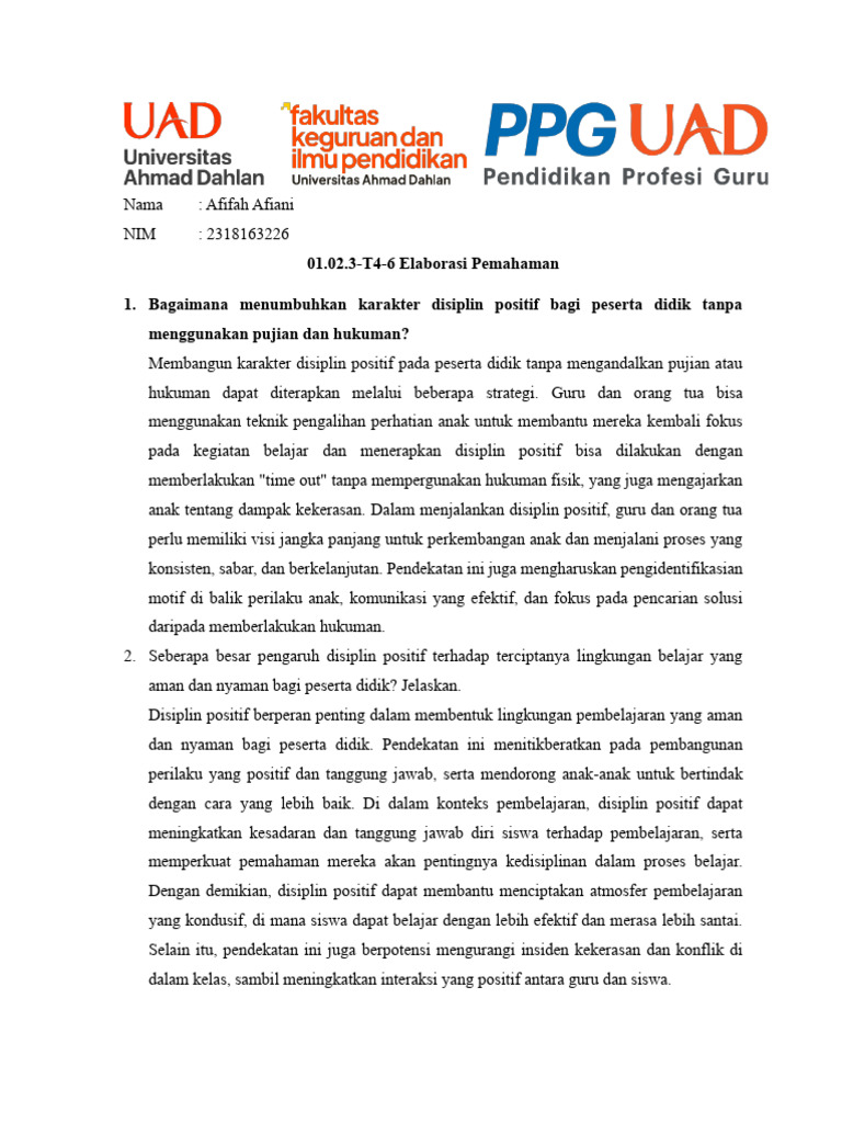 01.02.3-T4-6 Elaborasi Pemahaman | PDF