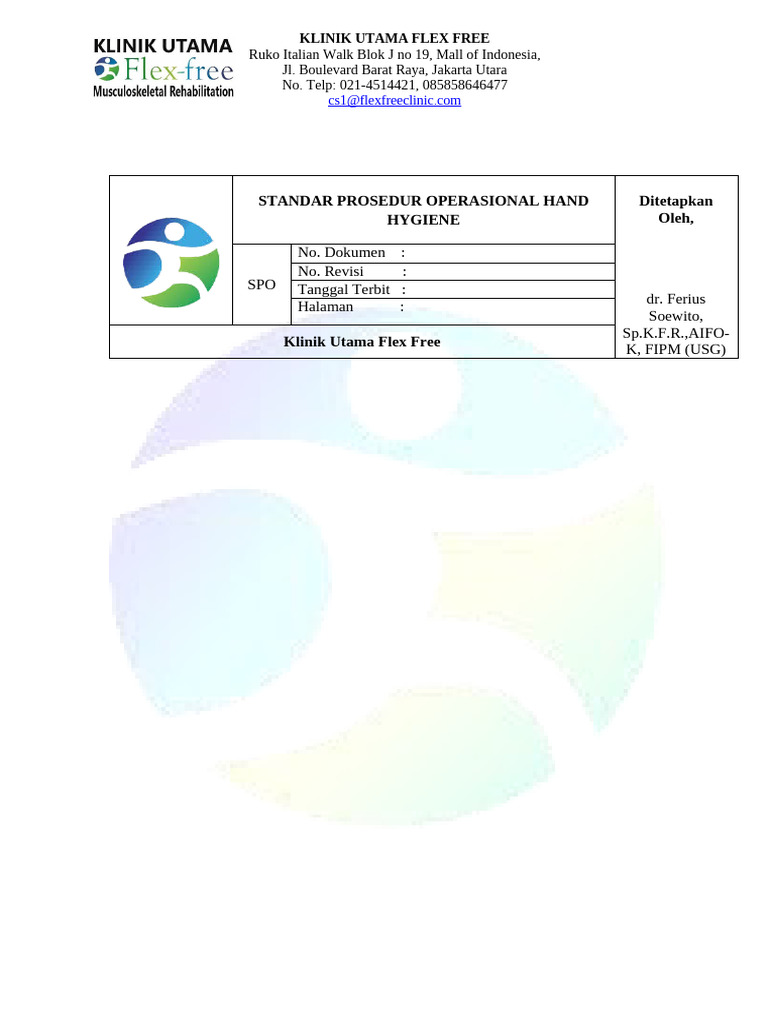 2.3.4.1&2 SPO Hand Hygiene | PDF