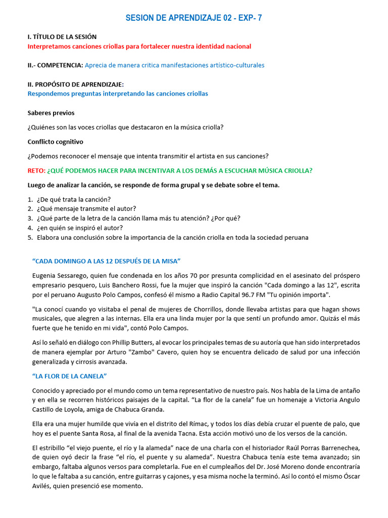 Act.2 -Exp. 7 Arte y Cultura | PDF