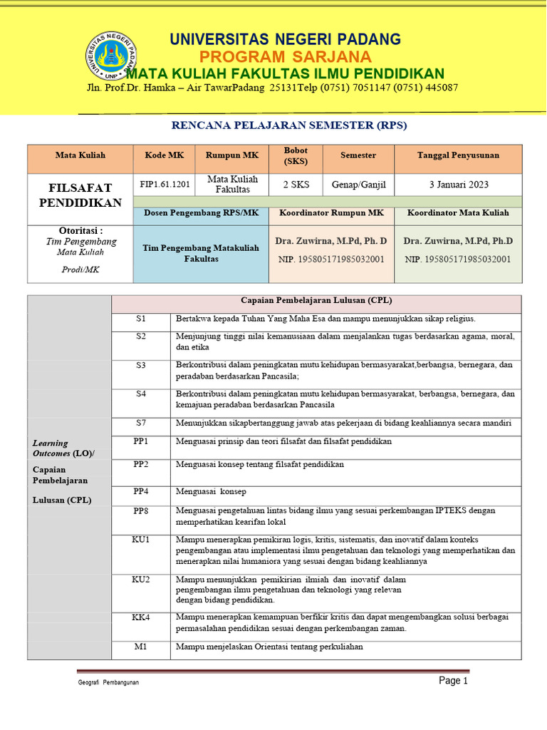 Rancangan Bahan Ajar Pdf