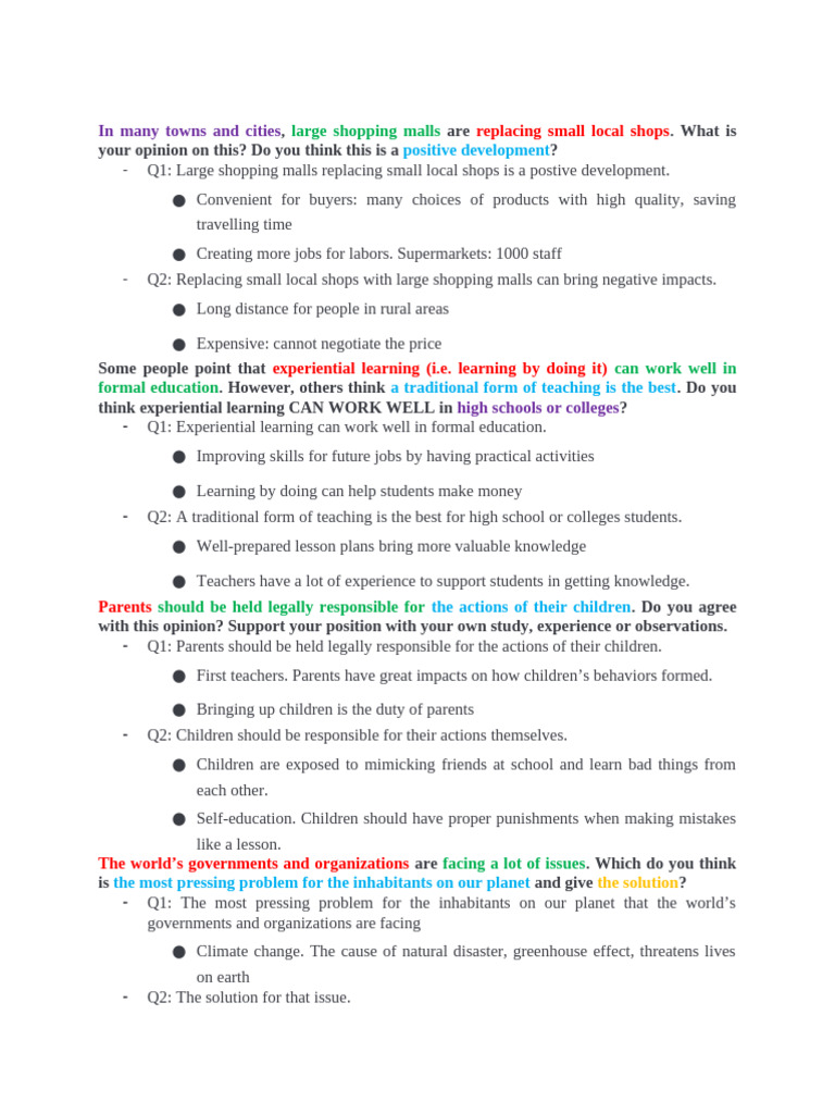 Writing Essay Ideas | PDF