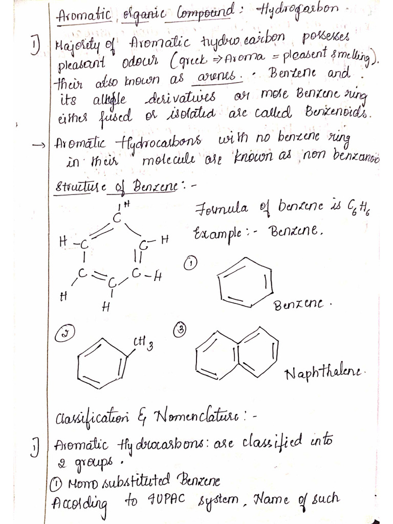 Chemistry Benzene | PDF