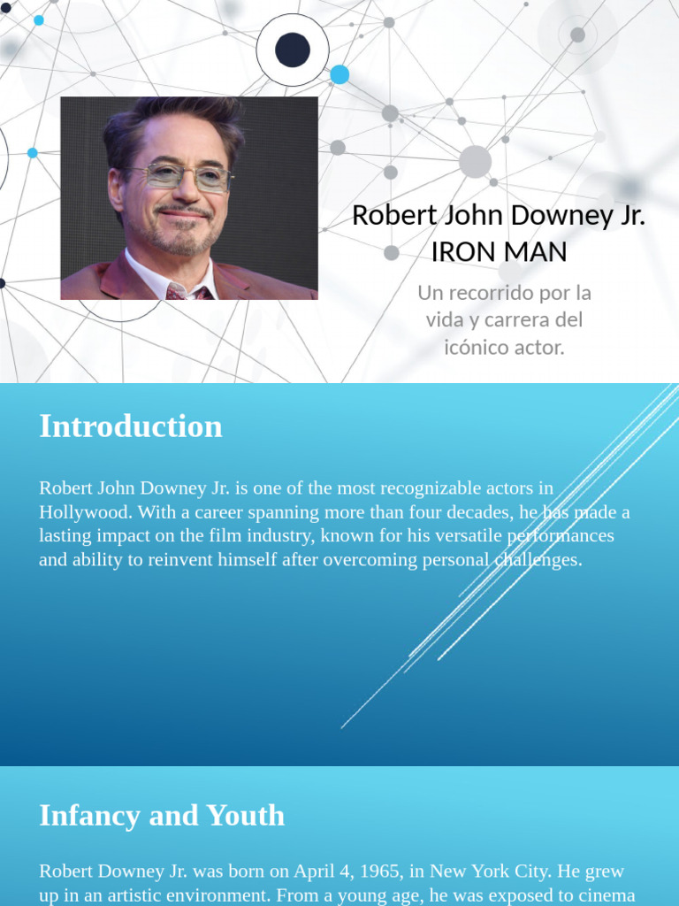 Robert Downey JR Presentation | PDF