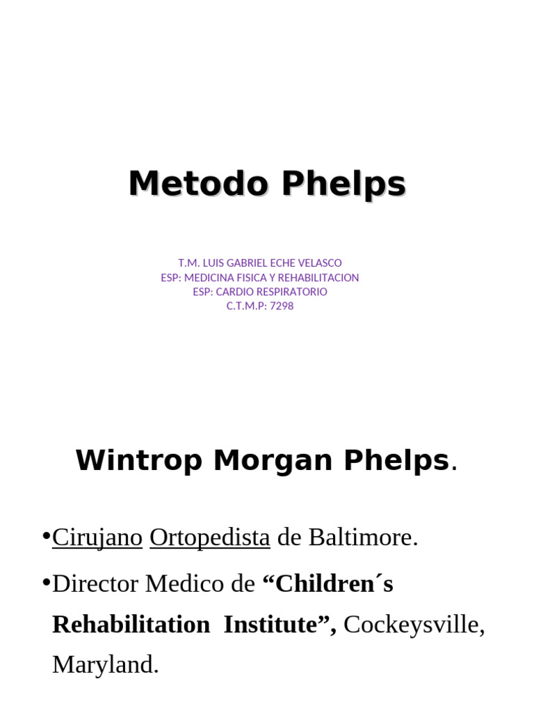 Clase de Metodo - Phelps | PDF