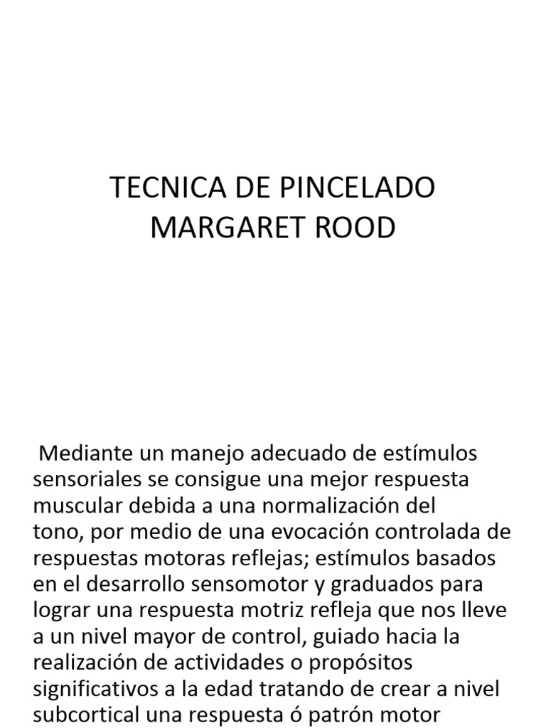 Clase de Tecnica de Pincelado de Margaret Rood | PDF