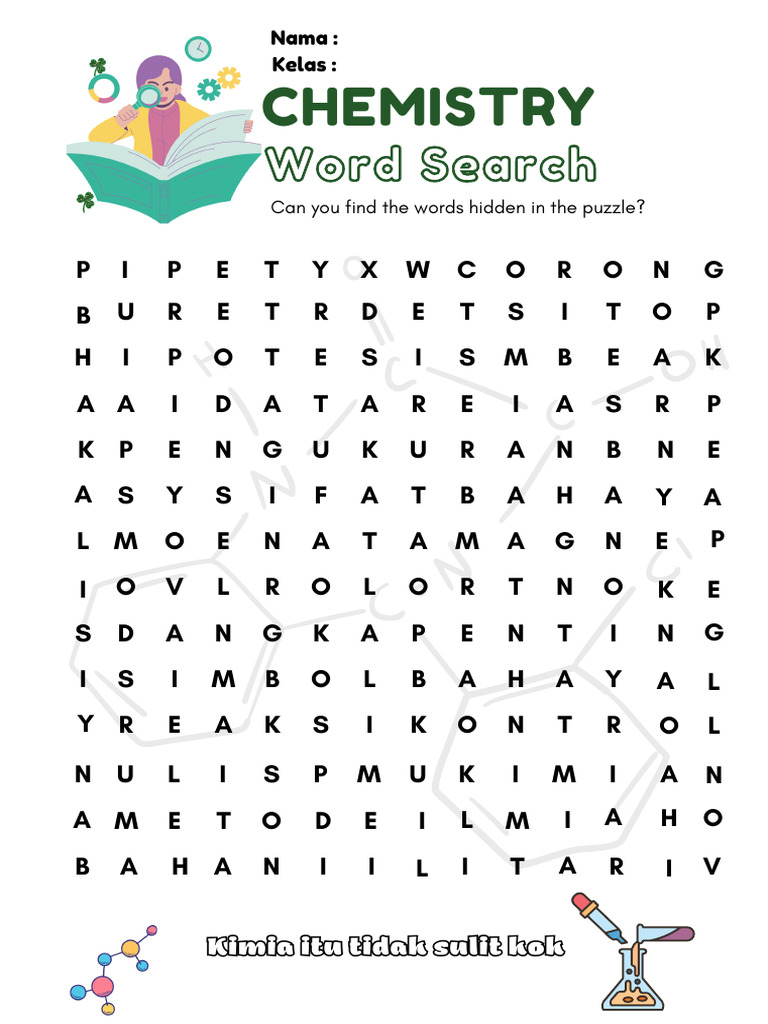 Cari Kata KIMIA Kelas X | PDF