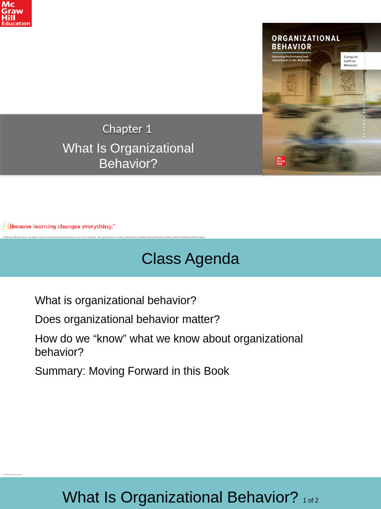 Hrob 101 Colq7 PPT Ch01 | PDF