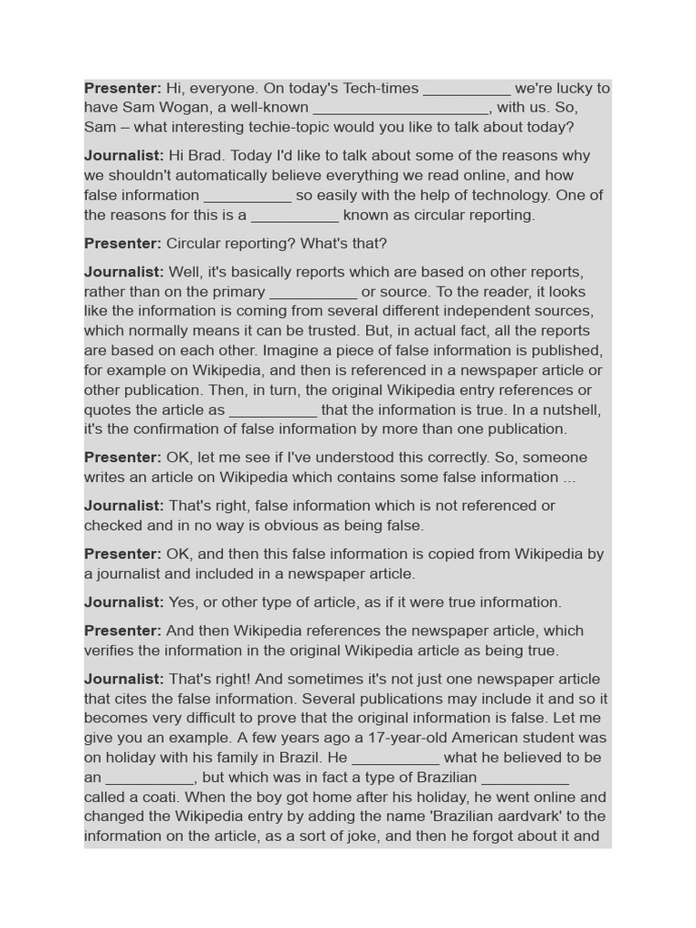 How False Information Spreads | PDF