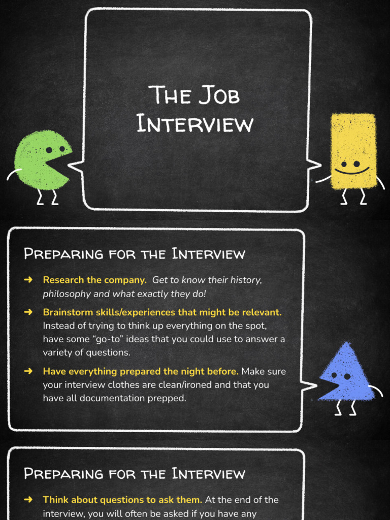 The Job Interview | PDF