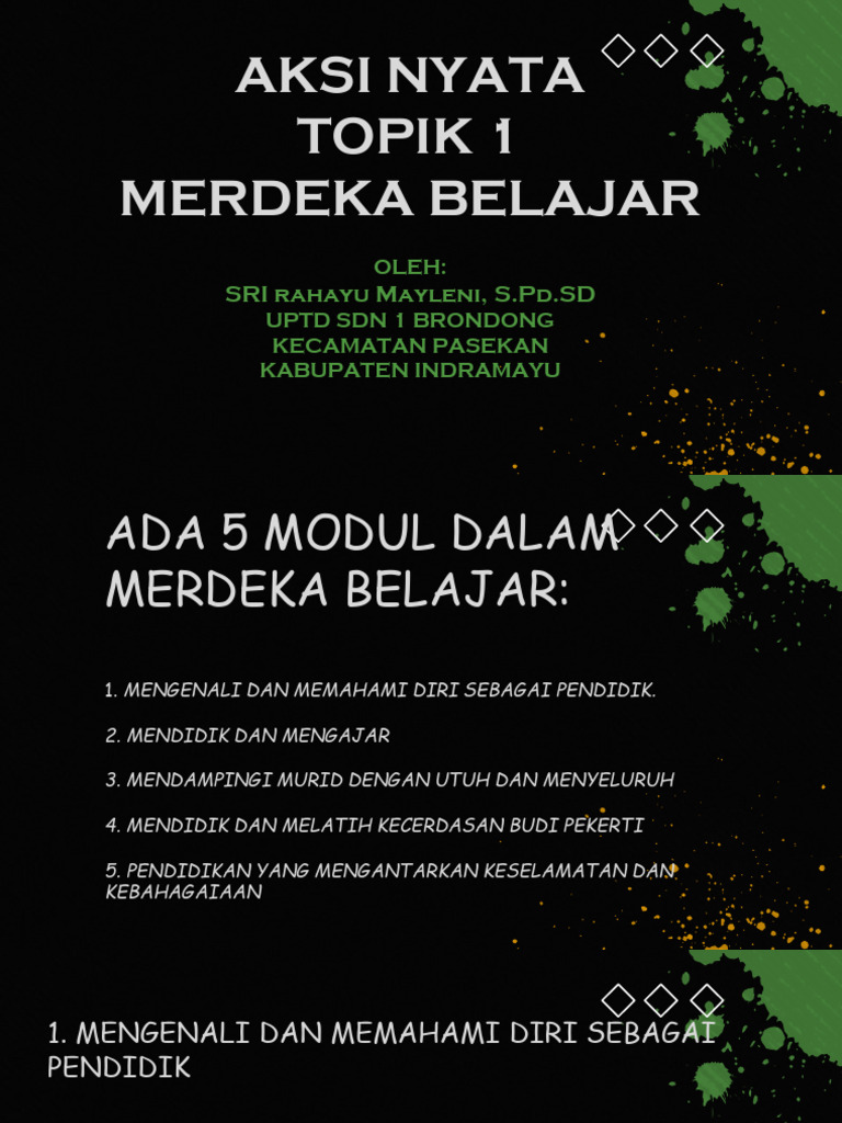 Merdeka Belajar Topik1 Bu May | PDF