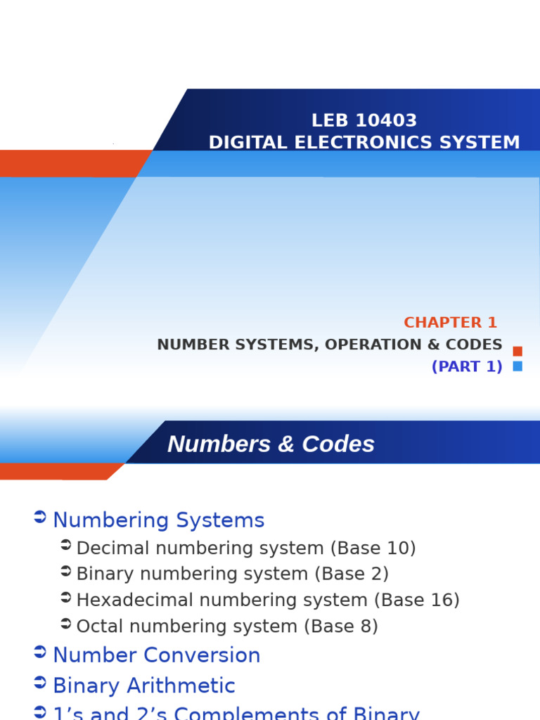 Digital Electronics: Number Systems | PDF | Decimal | Multiplication