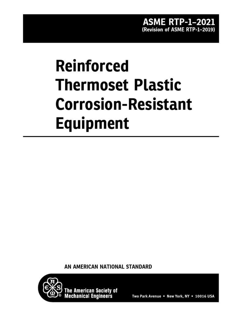 Manway Standart Joint Asme RTP-1 | PDF