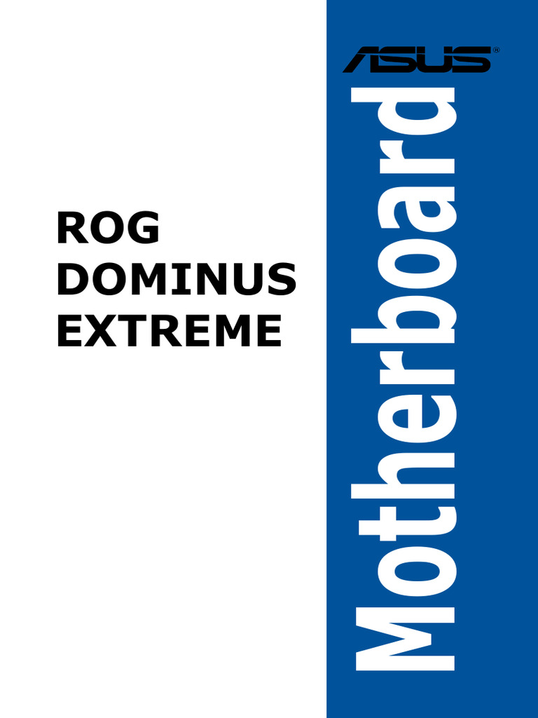E15457 Rog Dominus Extreme Um V3 Web | PDF | Bios | Business