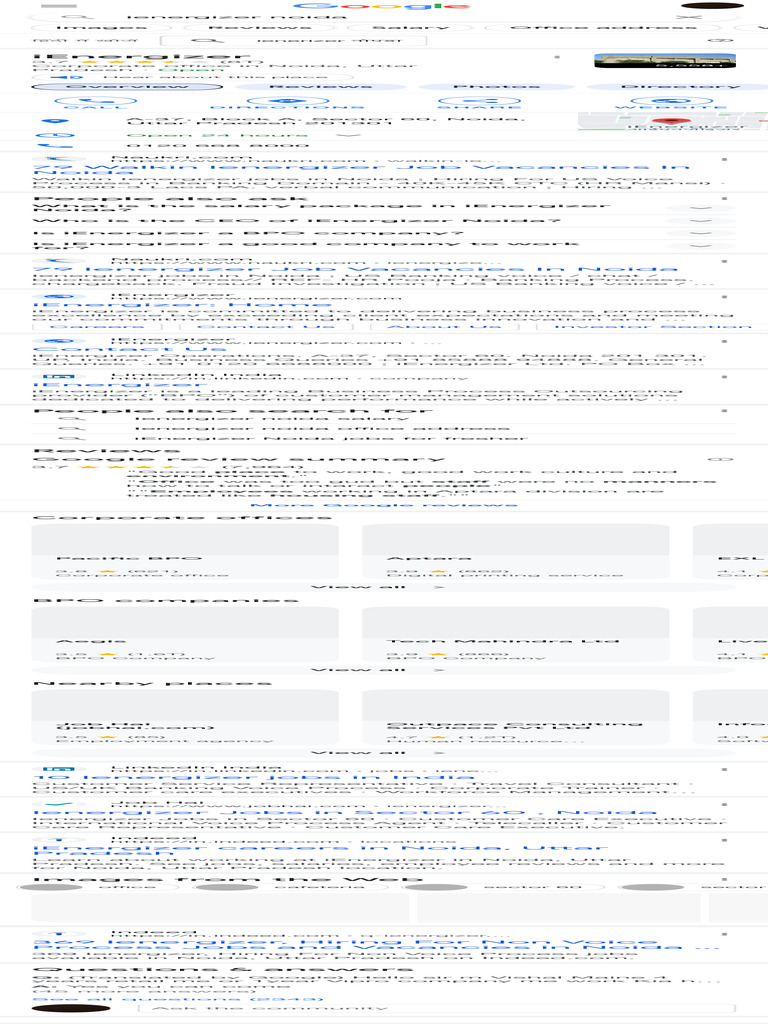 Ienergizer Noida - Google Search | PDF