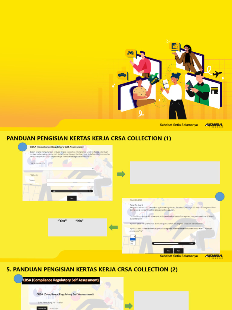 Panduan Pengisian CRSA Cluster Collection | PDF