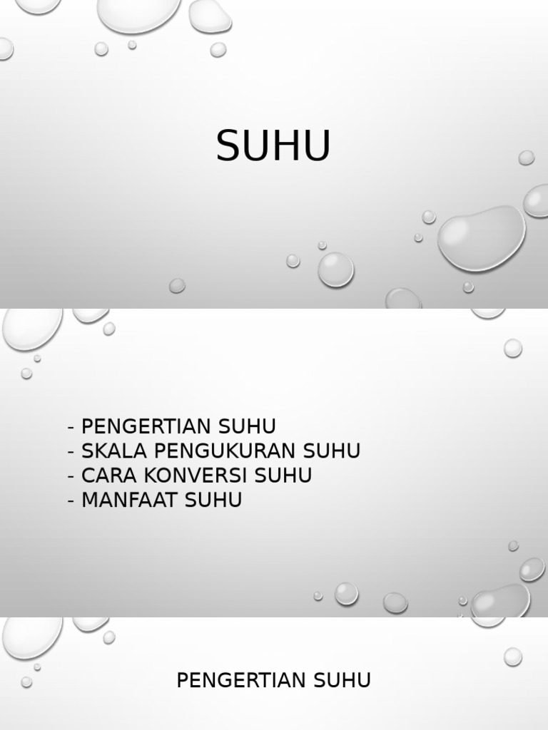 SUHU | PDF