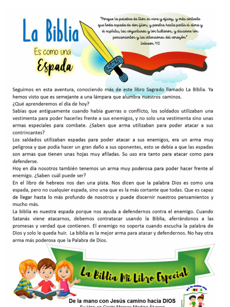 La Biblia Es Como Una Espada | PDF
