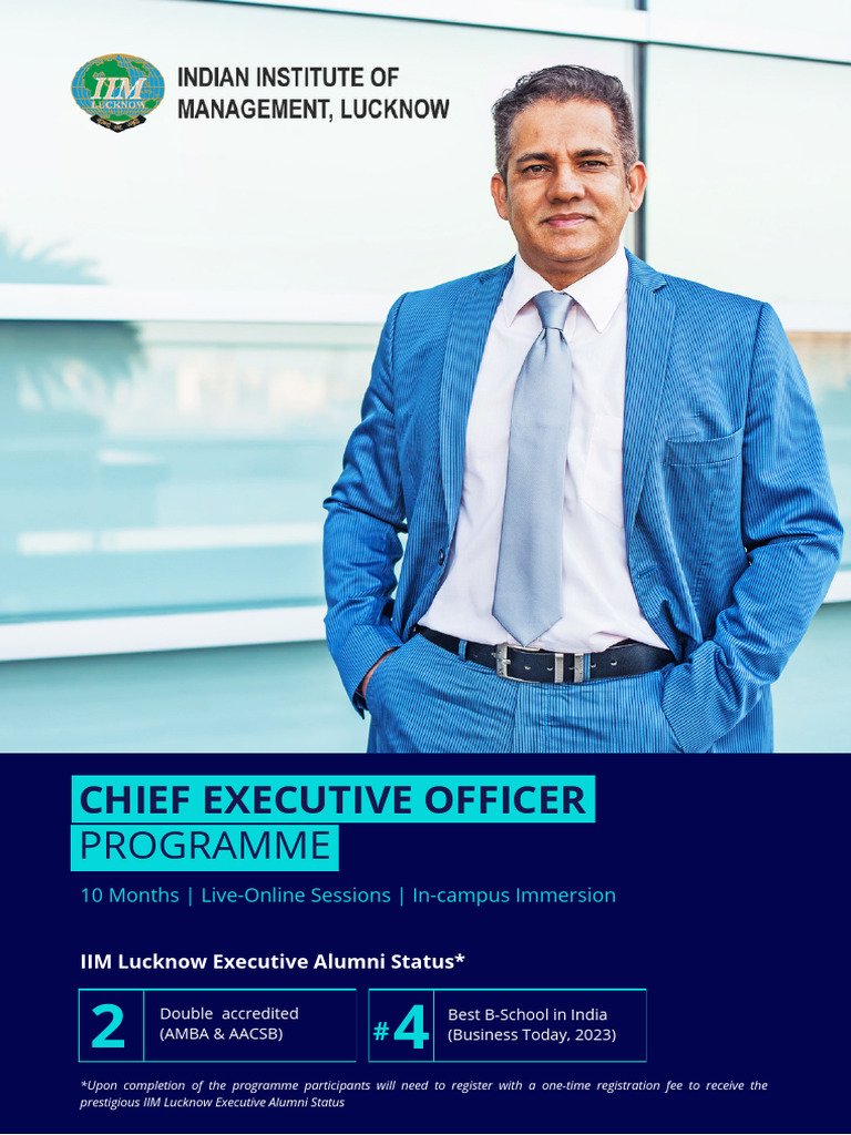 Iiml Ceo Brochure 22-11-2023 | PDF