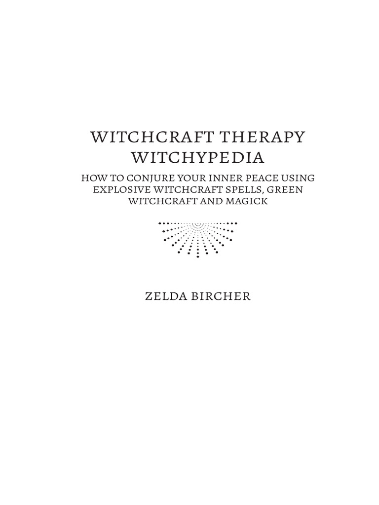 Witchcraft Therapy Witchypedia Print | PDF