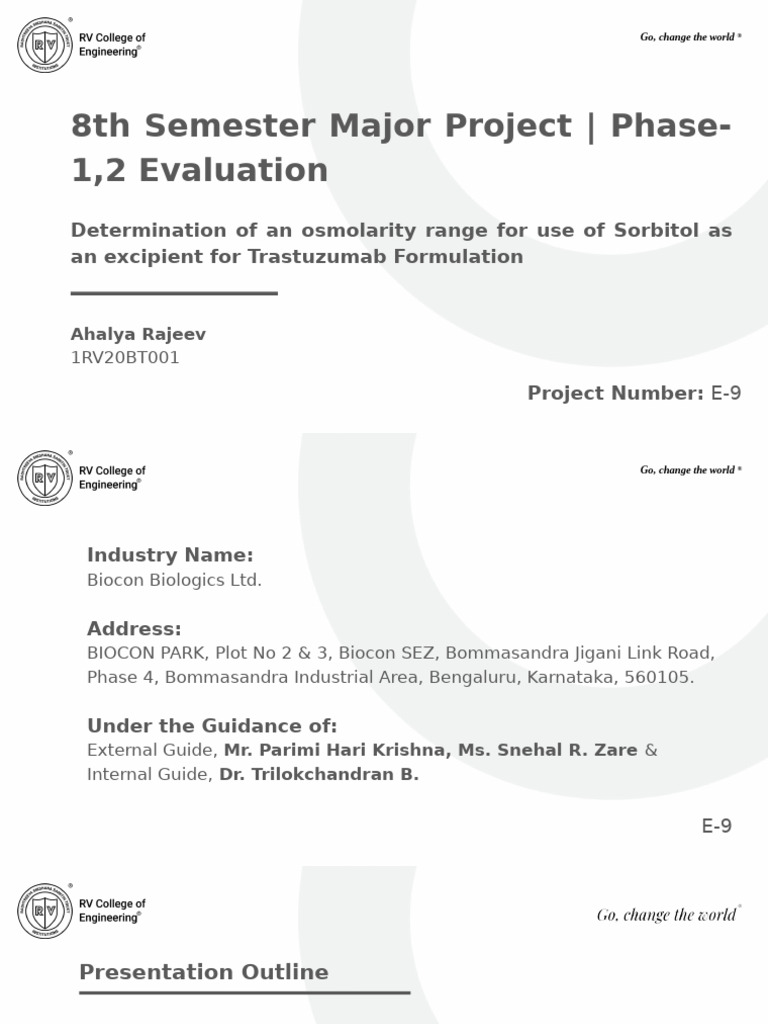 Major Project Phase 1,2 Evaluation by Ahalya Rajeev 1RV20BT001 | PDF