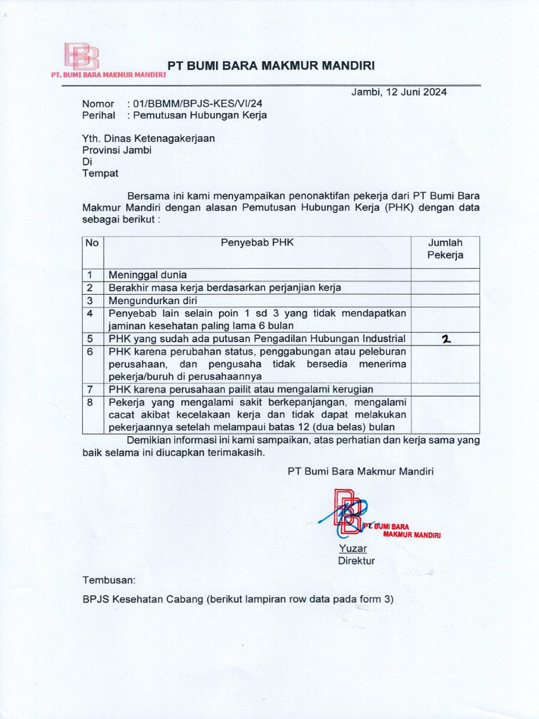 Non Aktif Bpjs Kesehatan Pdf