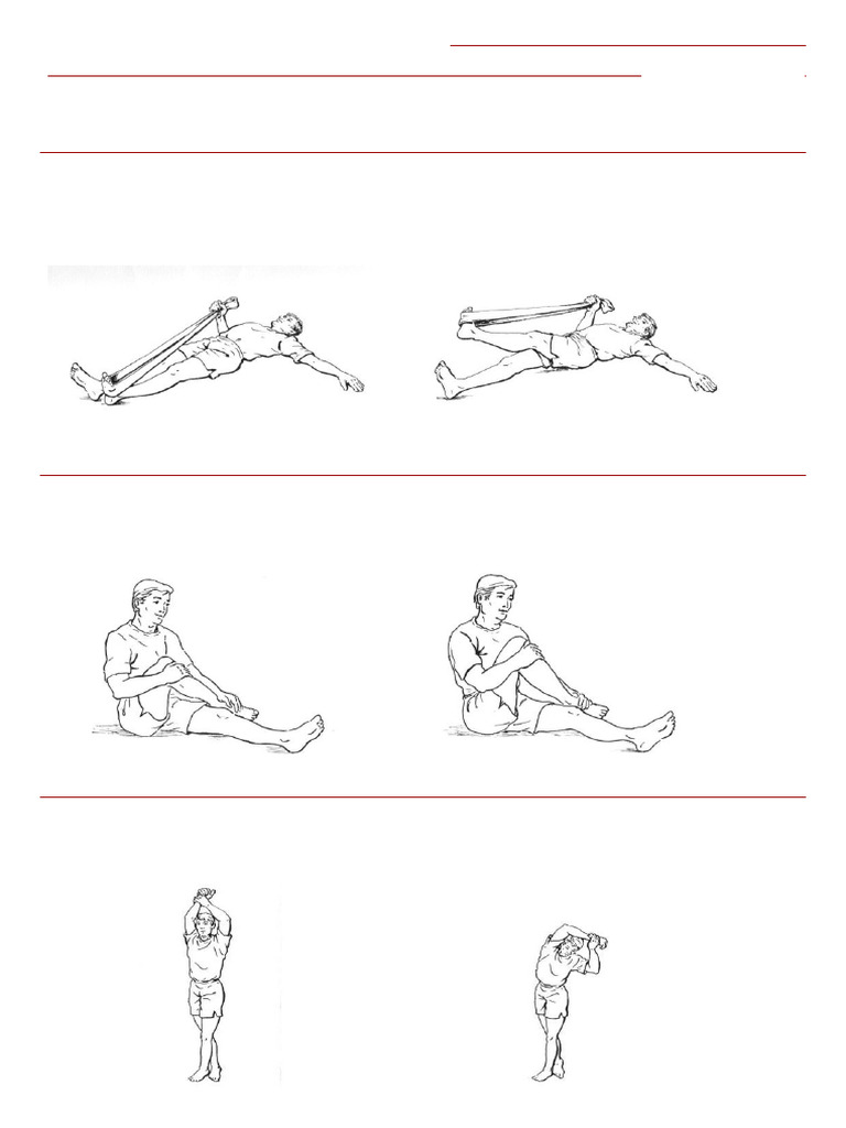 Semef - Programas de Ejercicios para Cadera | PDF